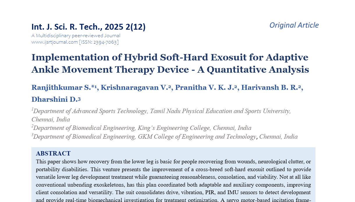 Implementation of Hybrid Soft-Hard Exosuit for Adaptive Ankle Movement ...
